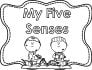 My Five Senses Coloring Page - Wecoloringpage.com