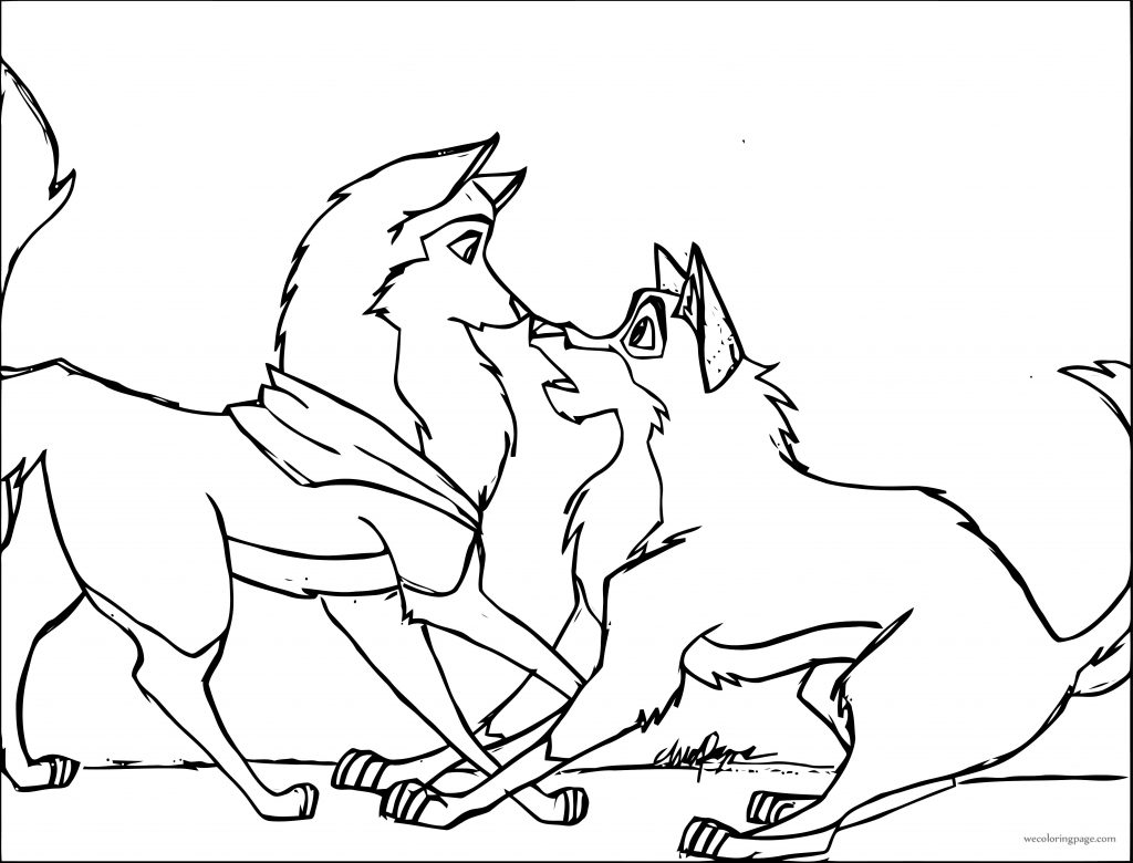 Oh Balto Wolf Coloring Page - Wecoloringpage.com